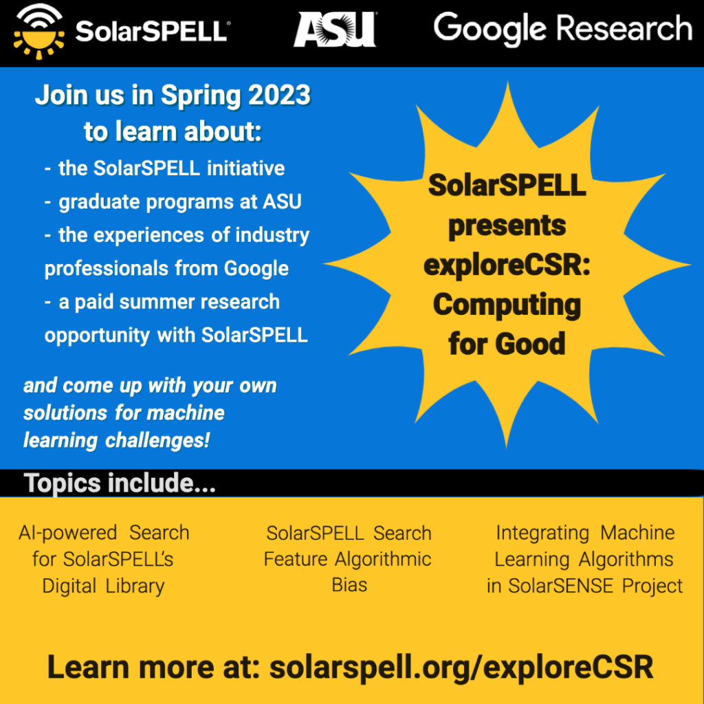 Student Opportunities – SolarSPELL